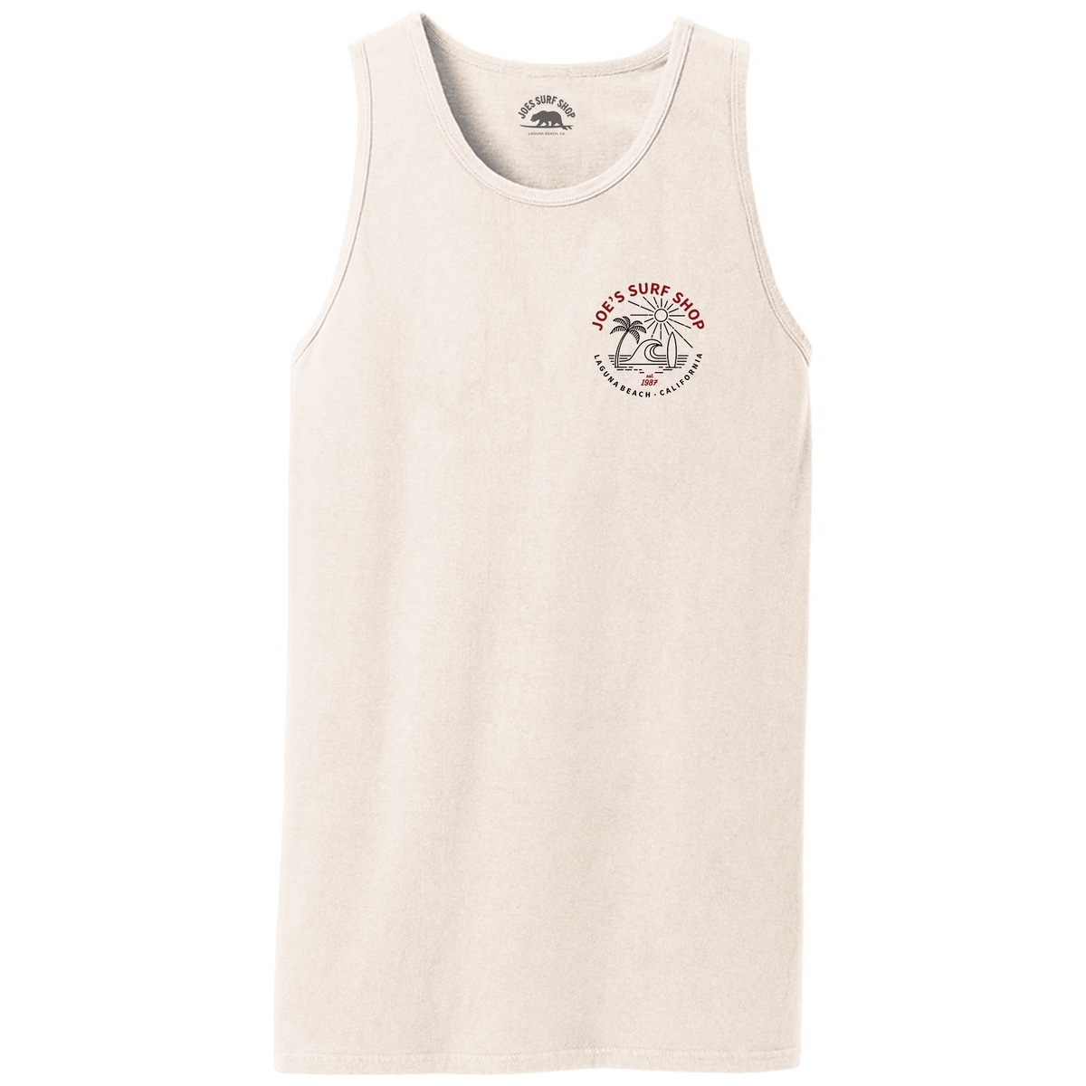 Joe's Surf Shop Tank Tops | Beach Life Garment-Dyed Tank Top