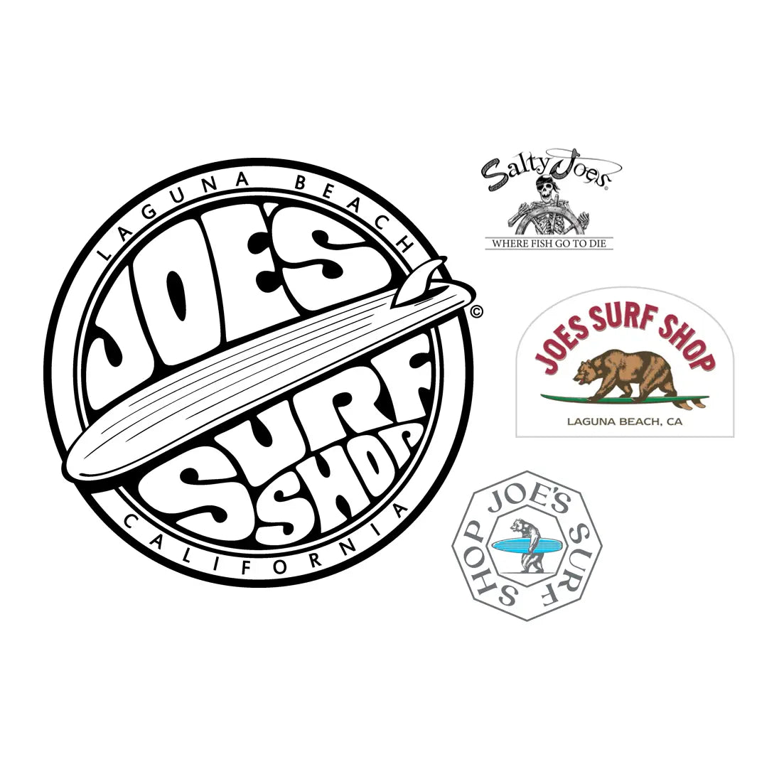 Joe's Surf Shop Sticker Pack | The Best Surf Sticker Pack